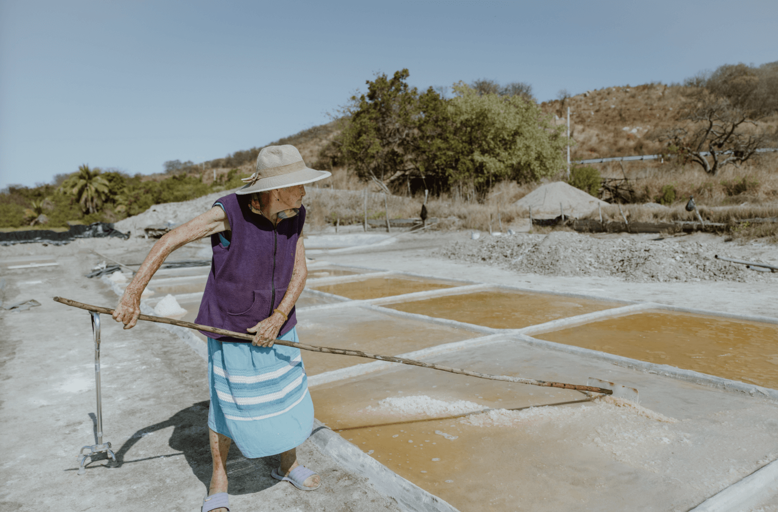 Meet the 97-Year-Old Salt-Harvesting Matriarch - Modern Farmer